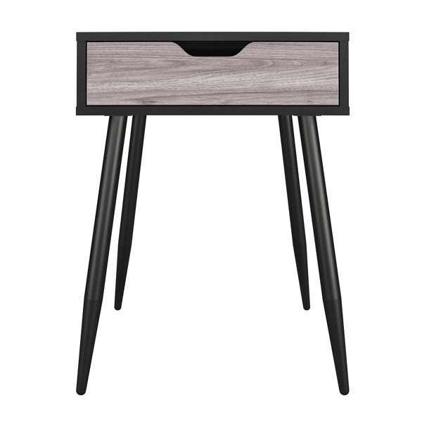 Ameriwood Home Malone End Table, Black Oak | Perigold